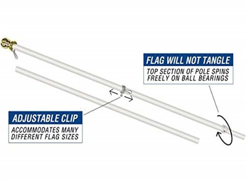 6FT Standard Spinning Flag Kit Suzhou Displayking Outdoor Products CO